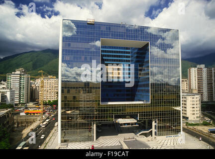 CARACAS, VENEZUELA - Modern Parque Cristal building. 1988 Stock Photo ...