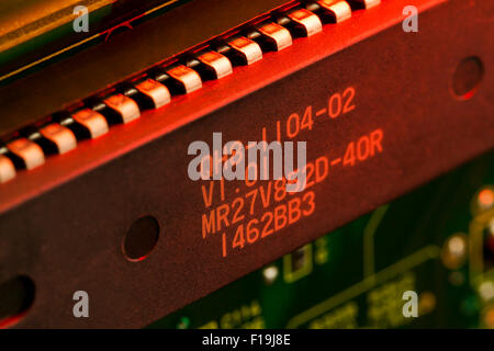 ROM chip on circuit board Stock Photo - Alamy