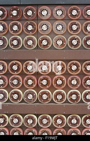 Close up of the Bletchley Park Colossus rebuild of the original code ...