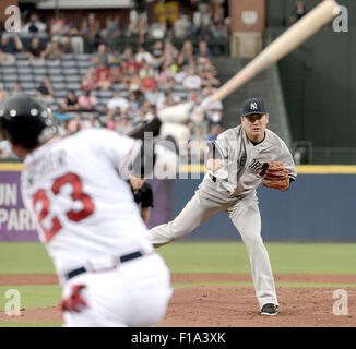 New York Yankees pitcher Nick Burdi walks off the mound at the end of ...