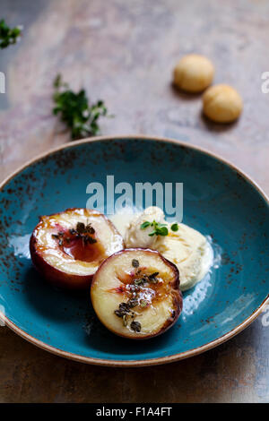 fresh and delicious summer fruit peach Stock Photo - Alamy