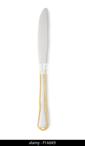 steel serving knife - cutlery isolated on white background Stock Photo ...
