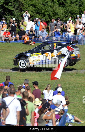 Slusovice, Czech Republic. 29th Aug, 2015. Roman Odlozilik and Martin ...