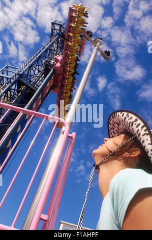 Skydrop ride at Adventure Island. Southend. Essex. England. UK Stock ...