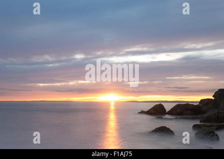 Ladye Bay, Clevedon, Sunset Stock Photo - Alamy