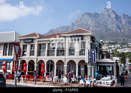 Cafe. Camps Bay,Cape Town,Western Cape Province Stock Photo - Alamy