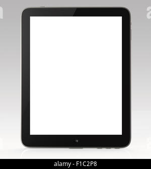 Black generic tablet pc, 3d render Stock Photo - Alamy