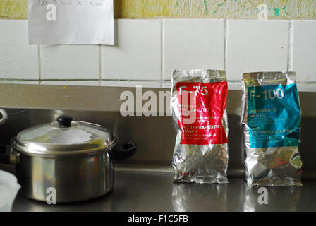 Guatemala, Cuilapa, F75 and F100 formula to be prepared in the kitchen ...