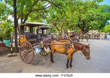 Philippines Horse Drawn Carriage Kalesa Vigan Crisologo Street Stock ...