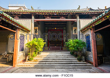 China Hong Kong Tang Clan ancestral study Hall. Chinese architectural ...