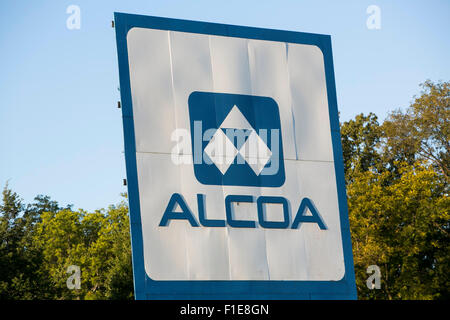 A logo sign outside of the Alcoa Warrick Operations facility in ...