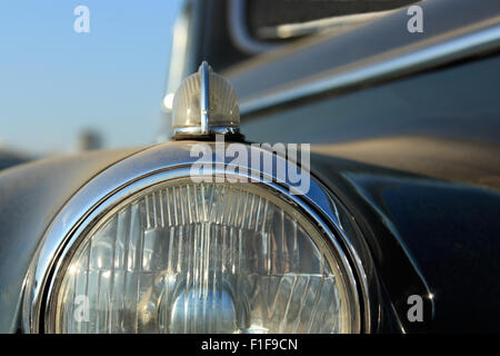 Close up blinker light at old vintage retro car Stock Photo - Alamy