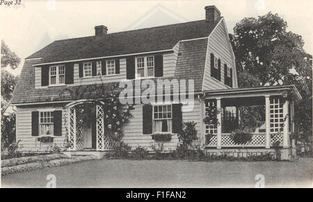 An illustration from 'Gordon-Van Tine Homes,' a 1921 catalog showcasing ...