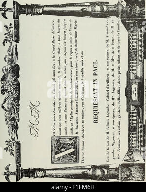 'Les Placards Mortuaires' (1904) is a historical work on funeral ...