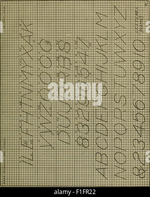 Mechanical drawing- lettering, materials and methods (1916 Stock Photo ...