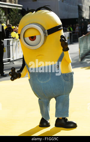 London, UK. 11th June, 2015. Minions attending the World Premiere of ...