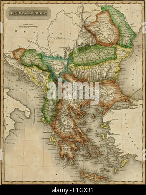This 1825 atlas features thirty detailed maps, reflecting the most ...