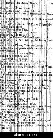 The 1876 city directory for Des Moines and Polk County, Iowa, providing ...