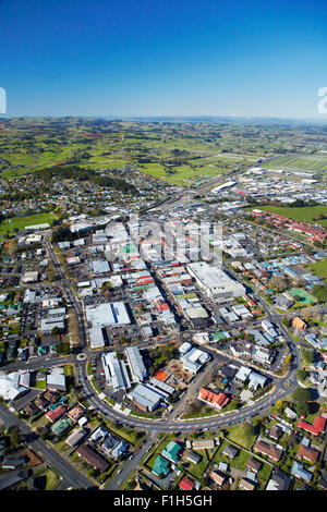Pukekohe town centre, South Auckland, North Island, New Zealand Stock ...