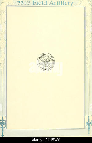 The '331st Field Artillery, United States Army, 1917-1919' chronicles ...