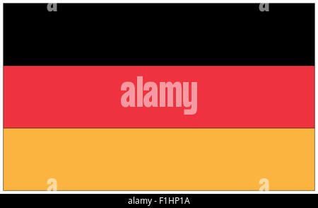 Fahne: Deutschland/ flag: Germany Stock Photo - Alamy