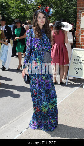 A racegoer on day three of Royal Ascot at Ascot Racecourse. Picture ...