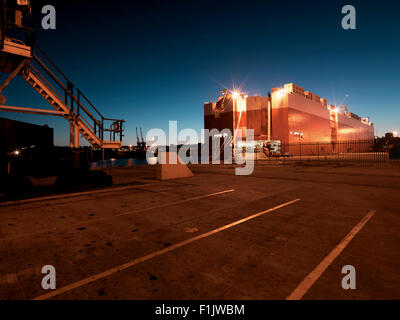 Cargo Ship in Port Elizabeth Harbour Stock Photo - Alamy