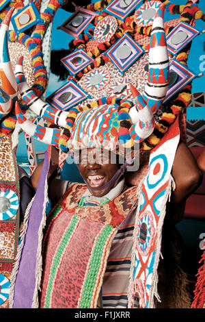 South Africa, Durban, Rickshaw Man Stock Photo - Alamy