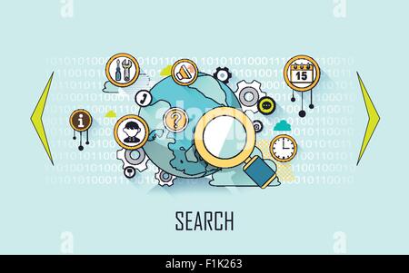 computer coding chart magnifying glass chart search engine optimization ...