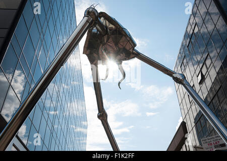 The Woking Martian Tripod. H G Wells War of the Worlds creation brought ...