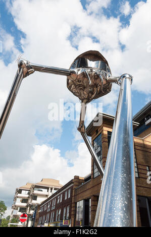 'THE WAR OF THE WORLDS' The Martian fighting-machines in the Thames ...