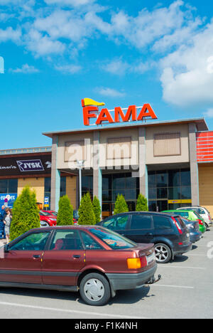 Fama shopping centre, Narva, Ida-Viru County, eastern Estonia, Europe ...