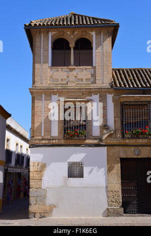 Plaza Maimonides Square in the Jewish Quarter of Cordoba Spain Stock ...