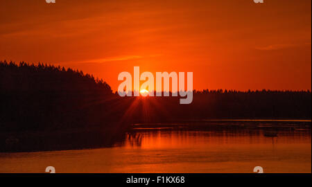 Beautiful Sunrise over Hope Island, Washington Marine State Park, Puget ...