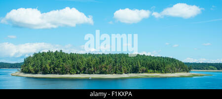 Scenic landscape of Hope Island a Washington Marine State Park on the ...
