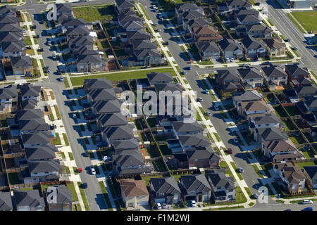 New housing development, Flat Bush, Auckland, North Island, New Zealand ...