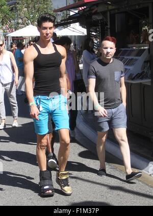 Self-proclaimed 'Human Ken Doll' Justin Jedlica goes shopping at The ...