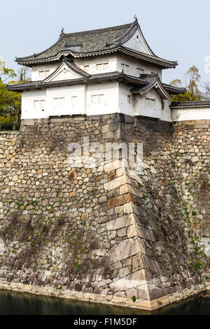 Osaka Castle, sengan turret Stock Photo - Alamy