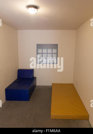 Replica of an dark old dutch jail Stock Photo - Alamy