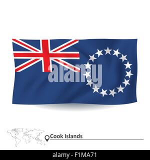 Flag of Cook Islands - Vector illustration Stock Vector Image & Art - Alamy