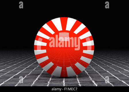 3d rendering of an old imperial japanese flag Stock Photo - Alamy