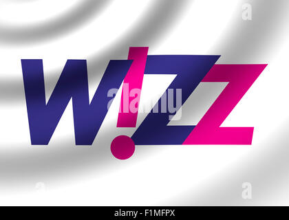 WIZZ Airlines logo icon flag emblem sign Stock Photo - Alamy