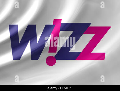 WIZZ Airlines logo icon flag emblem sign Stock Photo - Alamy
