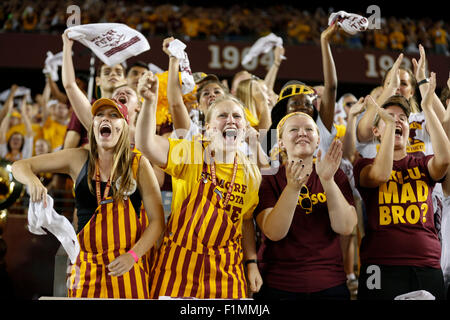 Minneapolis, Minnesota, USA. 03rd Sep, 2015. Minnesota Golden Gophers ...