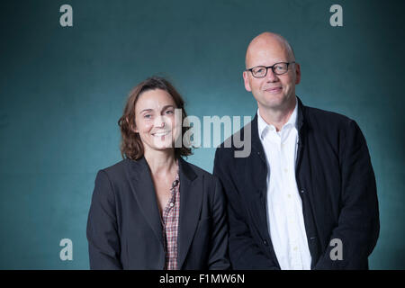 Sarah Winman, the British actress and author and Jan-Philipp Sendker ...
