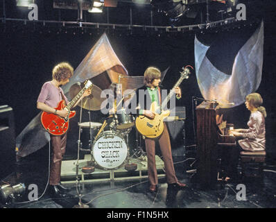 CHICKEN SHACK UK group about 1968 from left: Stan Webb, Dave Bidwell ...