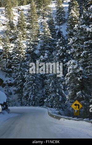 Winter landscape with mountains covered with fresh snow Stock Photo - Alamy