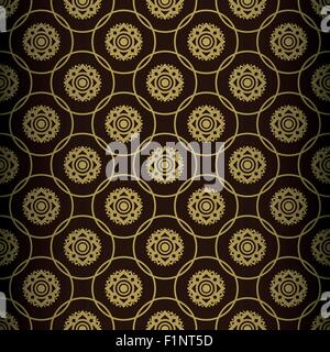 Vector illustration of line thai pattern background,Asian Art ...