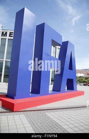 IFA logo at the fair in Berlin Stock Photo - Alamy