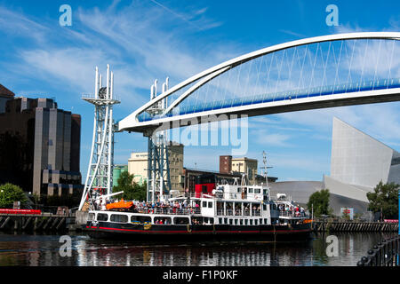 Mersey Ferry At Salford Quays, Manchester Stock Photo - Alamy